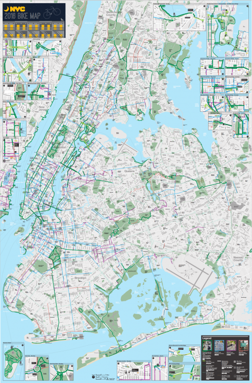 Free NYC Bike Map | NYC Bike Maps